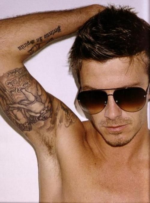 David Beckham s 63 Tattoos Their Meanings Body Art Guru