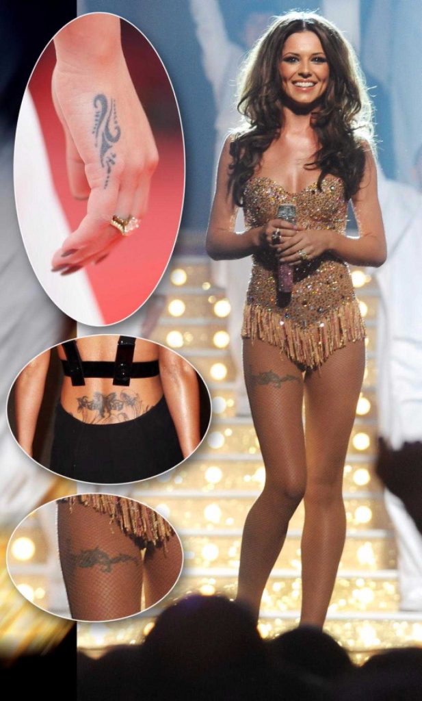 Los 9 tatuajes de Cheryl Cole y sus significados - Body Art Guru | Know more