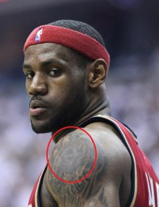 LeBron James' 24 Tattoos & Their Meanings - Body Art Guru