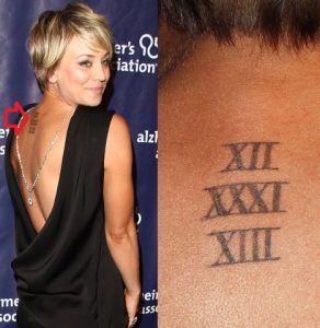 Kaley Cuoco's 3 Tattoos & Their Meanings - Body Art Guru