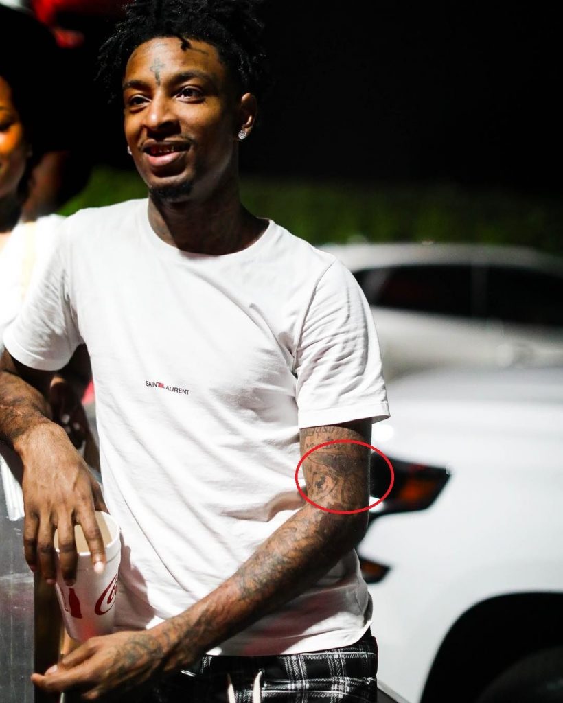 21 Savage's 36 Tattoos & Their Meanings - Body Art Guru