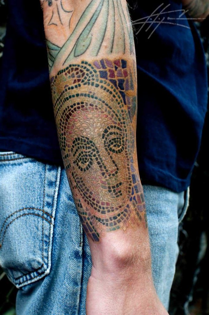 19 Amazing Mosaic Tattoo Ideas With Meanings - Body Art Guru