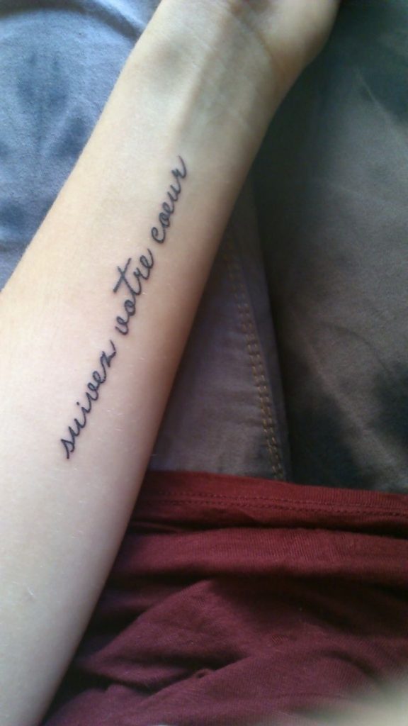 130 Amazing French Tattoos with Meanings, Ideas and Celebrities - Body ...