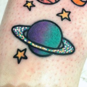 35 Amazing Saturn Tattoos With Meanings, Ideas - Body Art Guru