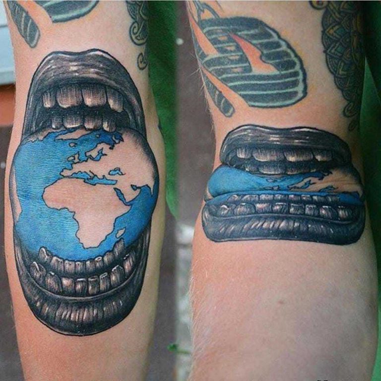 35 Amazing Earth Tattoos with Meanings - Body Art Guru