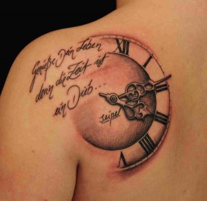 27 Cool Clock Tattoo Ideas with Meanings - Body Art Guru