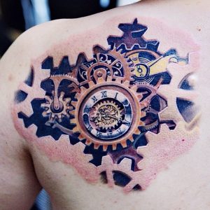 27 Cool Clock Tattoo Ideas with Meanings - Body Art Guru