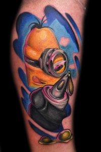 37 Super Cute Minion Tattoo Designs and Ideas - Body Art Guru