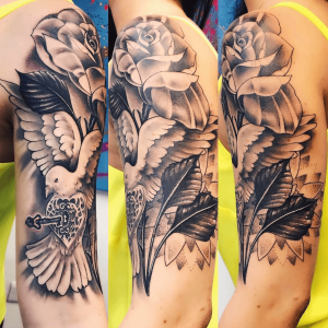 27 Amazing Dove Tattoo Designs With Meanings, Ideas and Celebrities ...