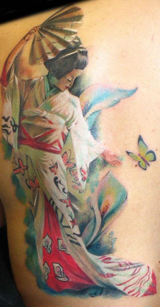 21 Amazing Geisha Tattoo Designs with Meanings - Body Art Guru