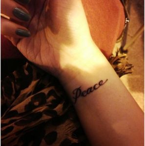 27 Amazing Peace Tattoo Ideas with Meanings - Body Art Guru