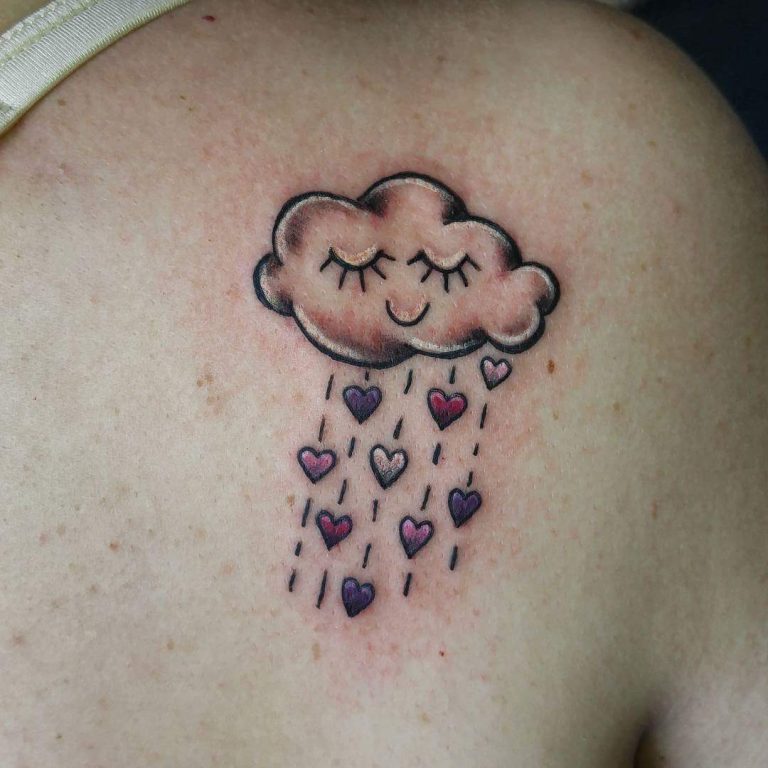 70+ Amazing Rain Tattoos with Meanings - Body Art Guru