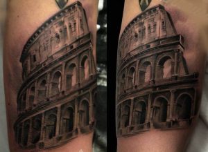 31 Colossal Colosseum Tattoos - Body Art Guru