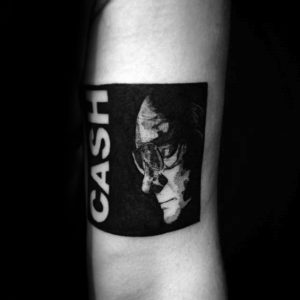 60+ Johnny Cash Tattoos with Meanings and Celebrities - Body Art Guru
