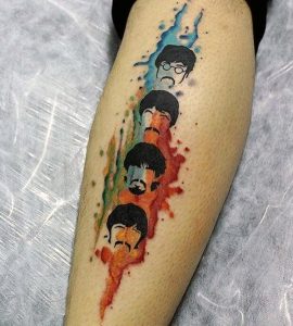 70+ Amazing The Beatles Tattoo That You Can Rock - Body Art Guru