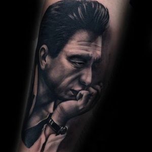 60+ Johnny Cash Tattoos with Meanings and Celebrities - Body Art Guru