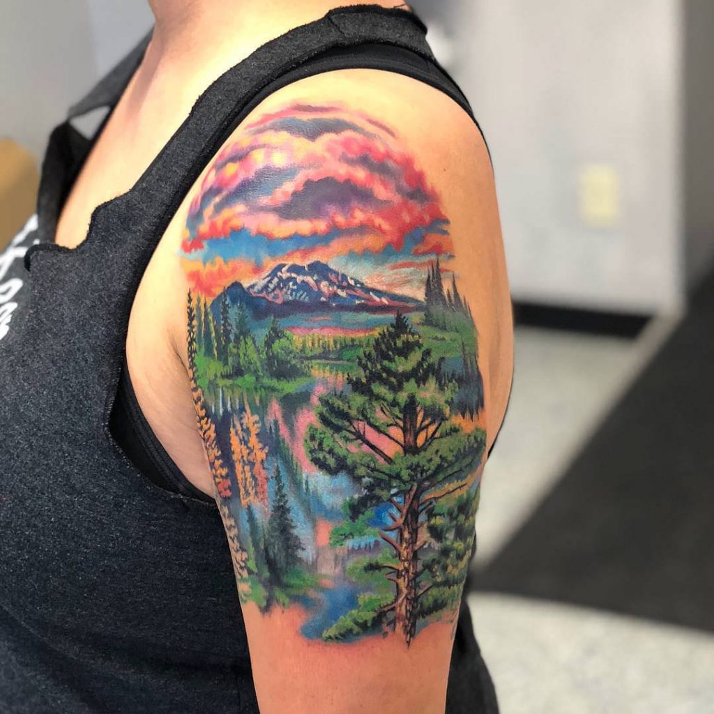 150+ Tattoo Ideas For Mountain Lovers - Body Art Guru