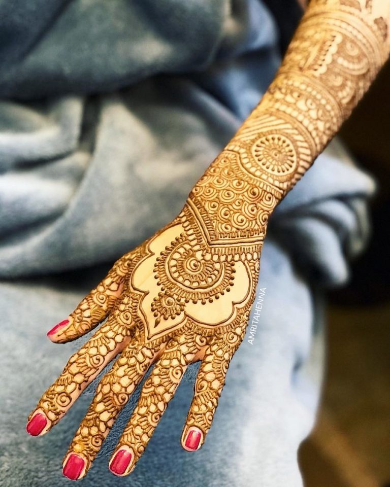 65 Bridal Mehndi Designs For Full Hands - Body Art Guru