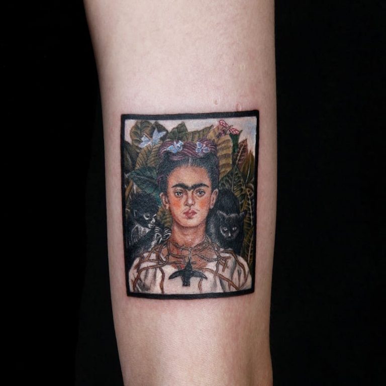 90 Amazing Frida Kahlo Inspired Tattoo Designs - Body Art Guru