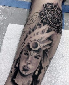250+ Amazing Aztec Tattoo Designs and Ideas - Body Art Guru