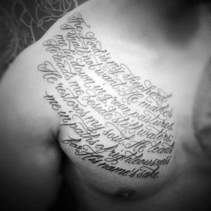 170+ Amazing Biblical Verse Tattoo Designs and Ideas - Body Art Guru