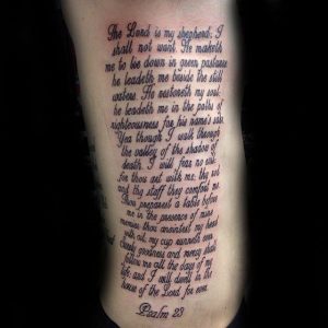170+ Amazing Biblical Verse Tattoo Designs and Ideas - Body Art Guru