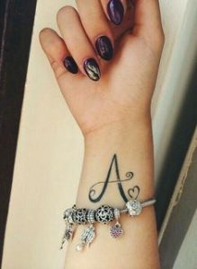 60+ Amazing A Letter Tattoo Designs and Ideas - Body Art Guru