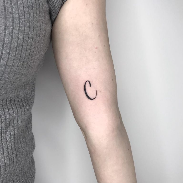 50 Amazing C Letter Tattoo Designs and Ideas - Body Art Guru