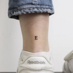 60+ Amazing E Letter Tattoo Designs and Ideas - Body Art Guru