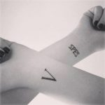 65 Amazing V Letter Tattoo Designs and Ideas - Body Art Guru