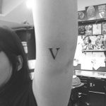 65 Amazing V Letter Tattoo Designs and Ideas - Body Art Guru