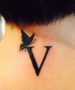 65 Amazing V Letter Tattoo Designs and Ideas - Body Art Guru