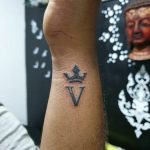 65 Amazing V Letter Tattoo Designs and Ideas - Body Art Guru