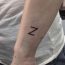 25 Amazing Z Letter Tattoo Designs and Ideas - Body Art Guru