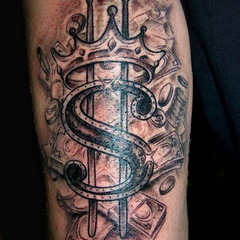 80 Amazing Dollar Sign Tattoo Designs - Body Art Guru