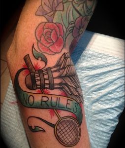 33 Creative Badminton Tattoo Designs - Body Art Guru