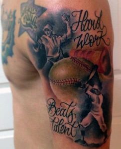 115 Amazing Baseball Tattoo Designs - Body Art Guru