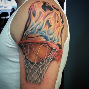 110 Amazing Basketball Tattoo Designs with Meanings, Ideas, and ...