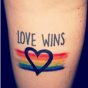 15 Awesome Love is Love Tattoo Designs - Body Art Guru