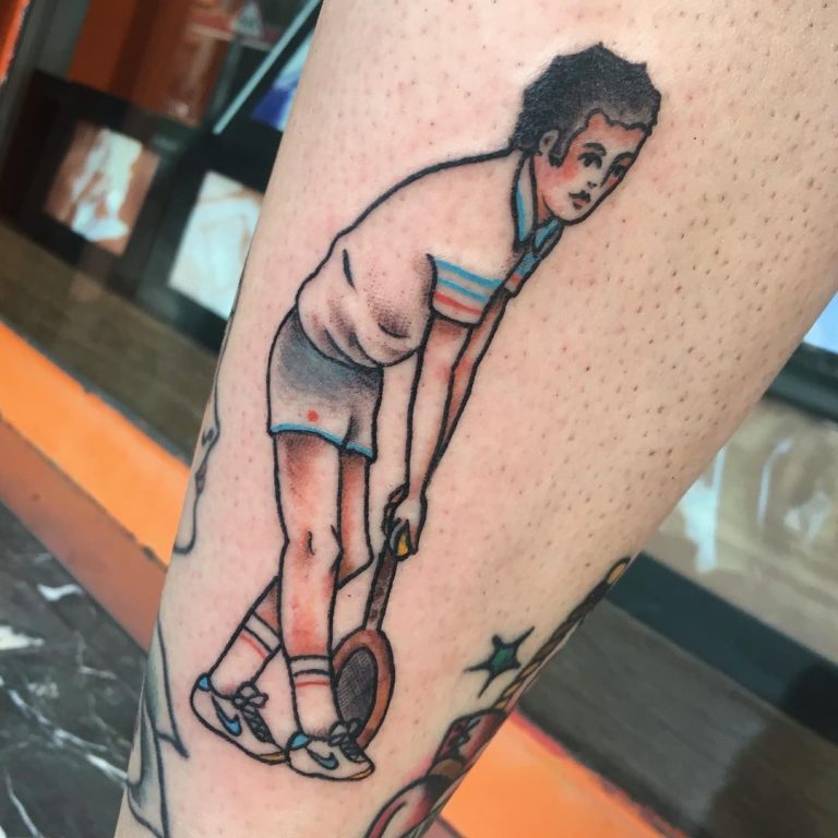 55 Awesome Tennis Tattoo Designs - Body Art Guru