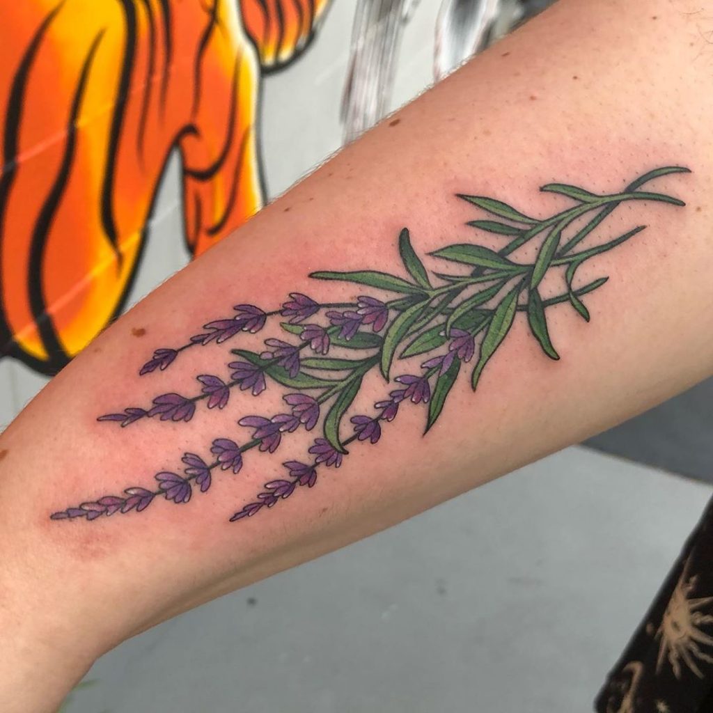 160 Amazing Lavender Tattoo Designs with Meanings, Ideas, and ...