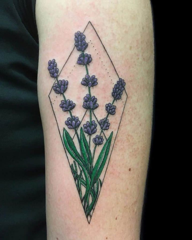160 Amazing Lavender Tattoo Designs with Meanings, Ideas, and ...