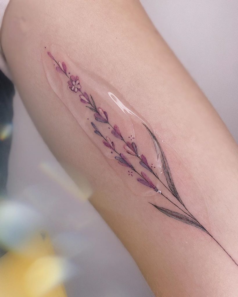 160 Amazing Lavender Tattoo Designs with Meanings, Ideas, and ...