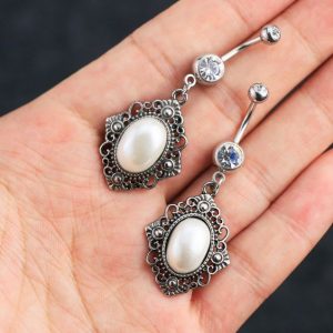 90 J-Curve Navel Jewelry Styles - Body Art Guru