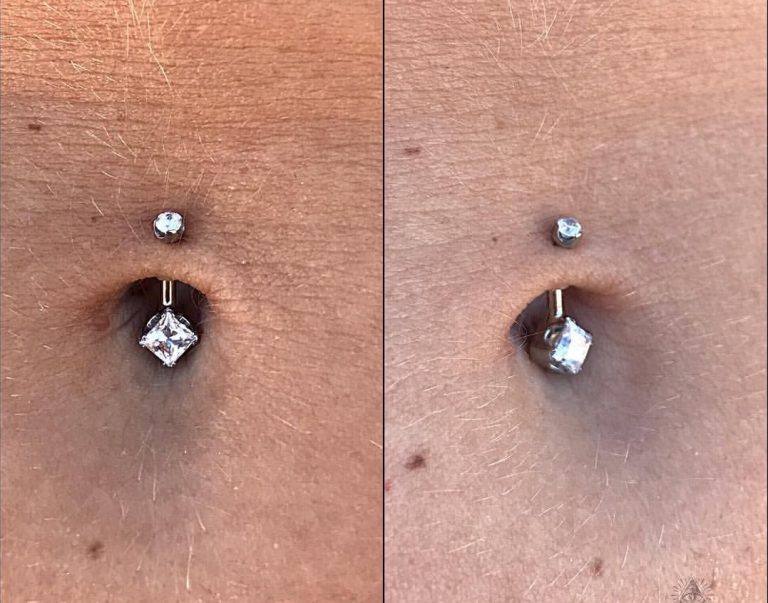 All About Shallow Navel Piercing With 40 Piercing Styles - Body Art Guru