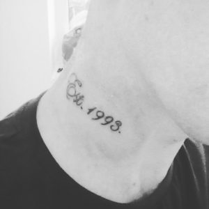 10 Amazing "1993" Tattoo Designs with Celebrities - Body Art Guru