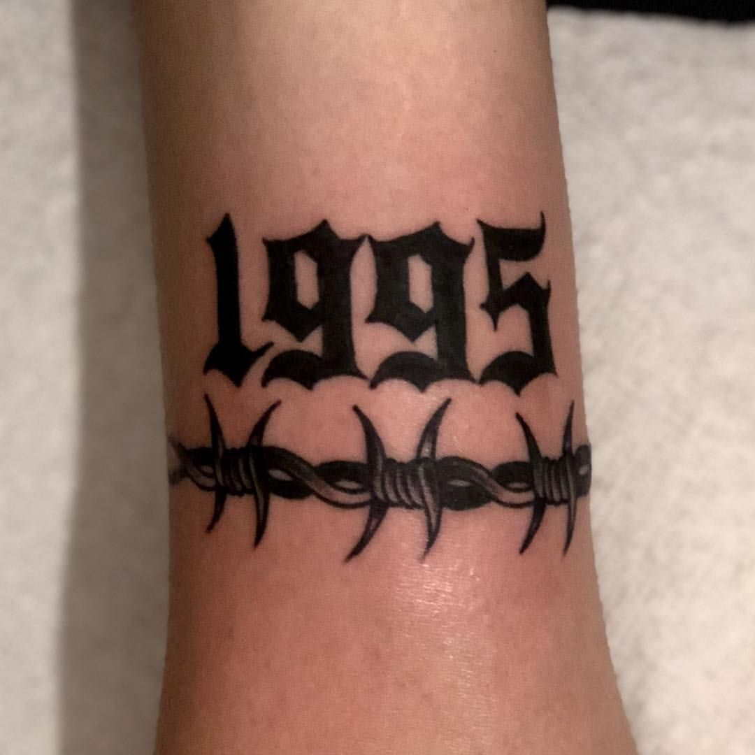 Roman Numerals 1995 Tattoo Roman Numerals 1995 Tattoo