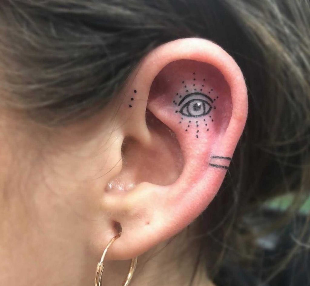 220 Awesome Ear Tattoo Designs with Meanings and Ideas – Body Art Guru