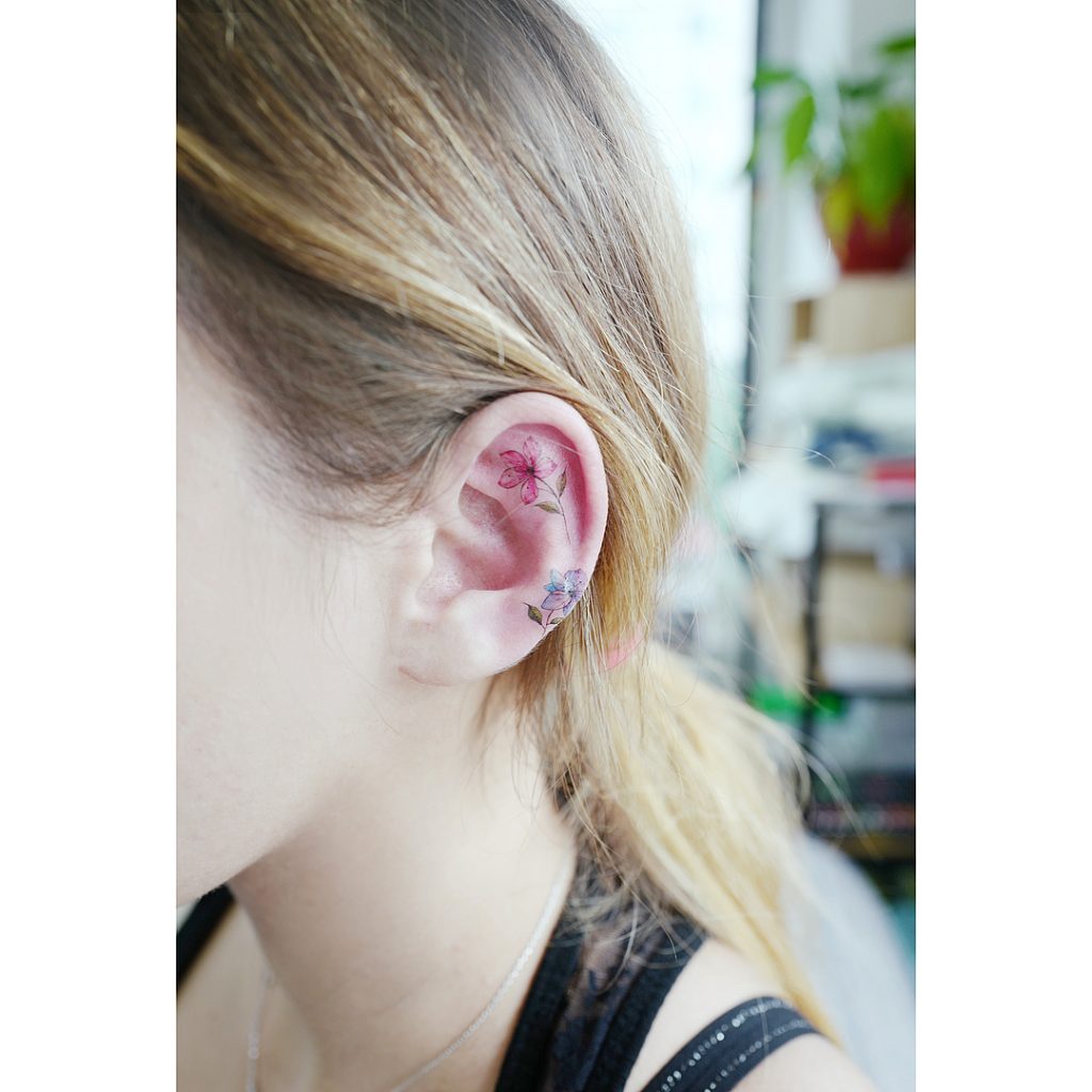220 Awesome Ear Tattoo Designs with Meanings and Ideas – Body Art Guru