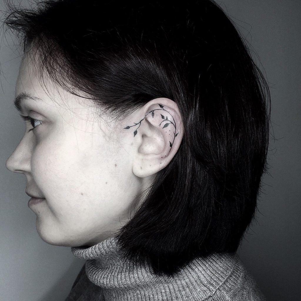 220 Awesome Ear Tattoo Designs with Meanings and Ideas - Body Art Guru